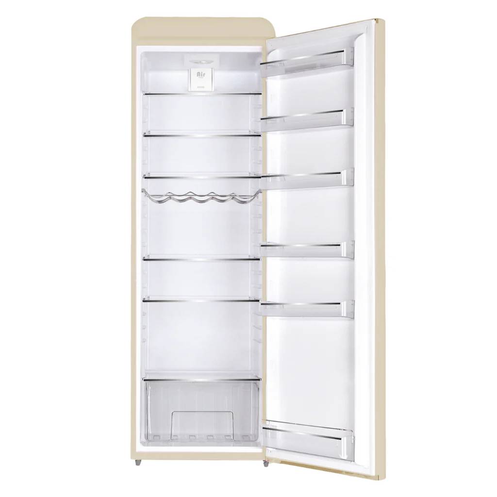 Linarie Belley LK335LCREAM 328L Cream Single Door Larder Retro Fridge ...
