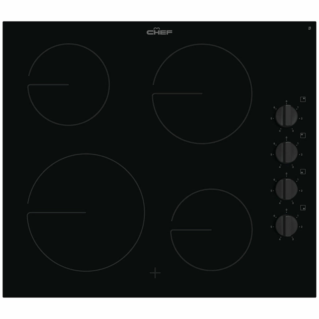 CHEF CHC642BB 60cm Electric Ceramic Cooktop - The Appliance Guys